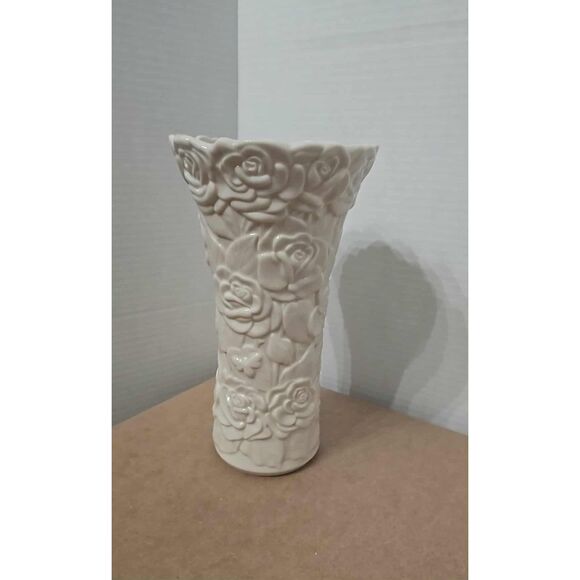 Lenox | Other | Lenox Rose Pattern Vase 85 Tall | Poshmark
